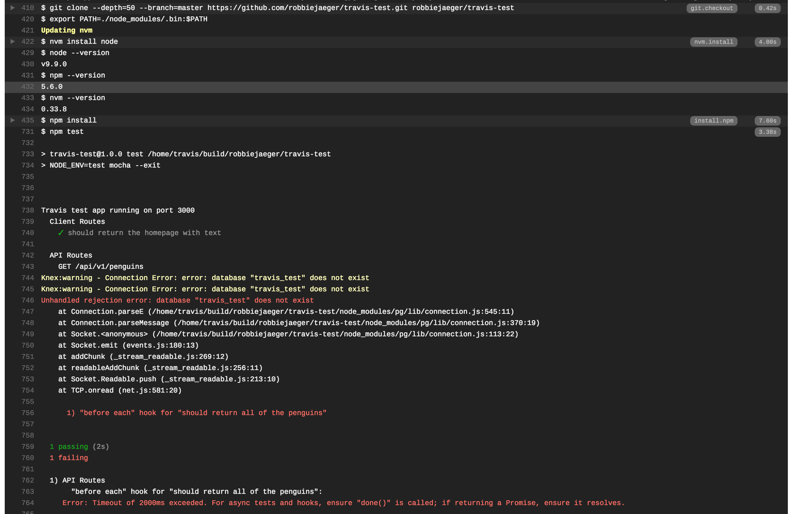 Travisci Walkthrough Front End Engineering Curriculum Turing School Of Software And Design